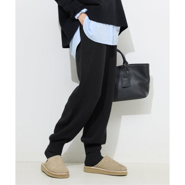 スローブ イエナ（SLOBE IENA）/《セットアップ対応可》ウォッシャブルスムース ジョガーパンツ