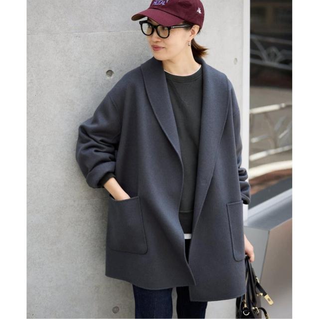 スローブ イエナ（SLOBE IENA）/《WEB限定/追加》SUPER140 ダブルフェイスベルテッドコート