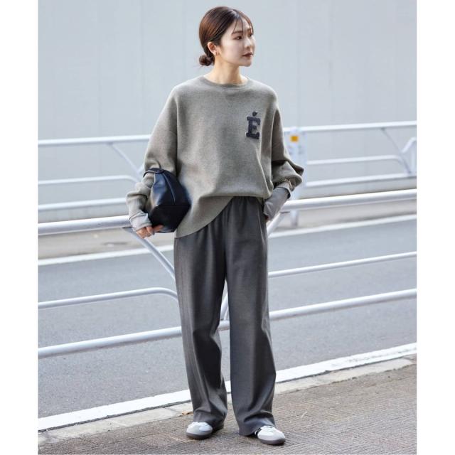 スローブ イエナ（SLOBE IENA）/《追加2》サガラ刺繍スウェットライクニット