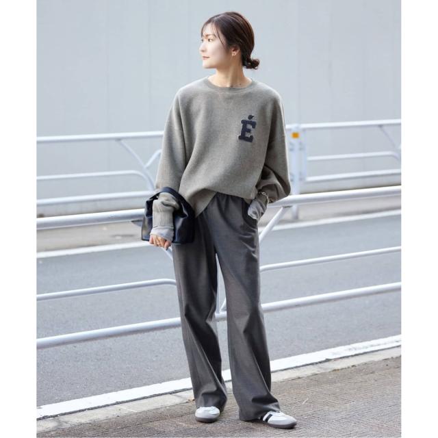 スローブ イエナ（SLOBE IENA）/《追加2》サガラ刺繍スウェットライクニット