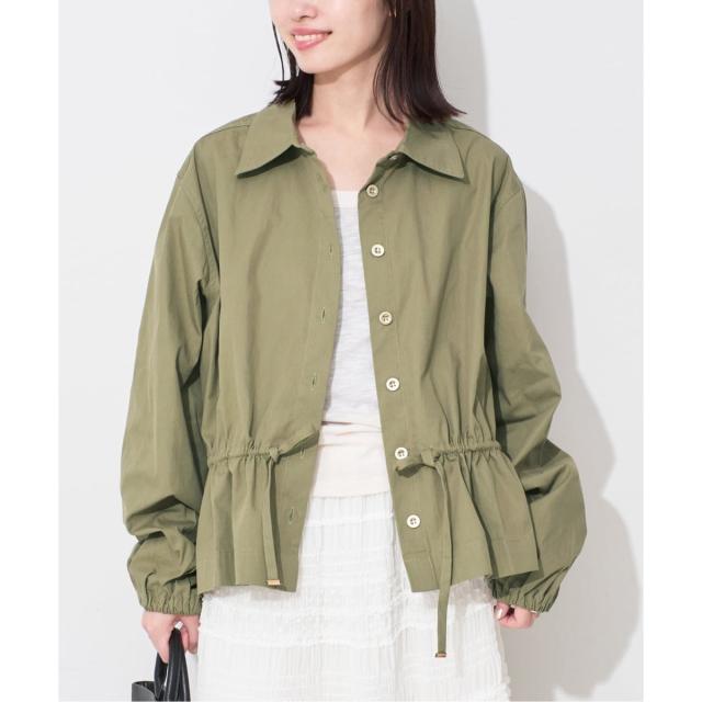 スローブ イエナ（SLOBE IENA）/ONE TEASPOON/ワンティースプーン シャツジャケット TIE WAIST COTTON S