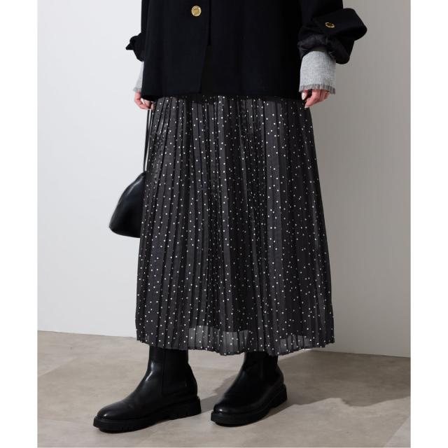 スローブ イエナ（SLOBE IENA）/ドットプリーツスカート