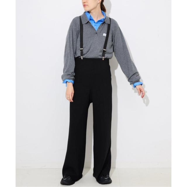 スローブ イエナ（SLOBE IENA）/PROVOKE/プロヴォーク サスペンダーニットパンツ PV−050094