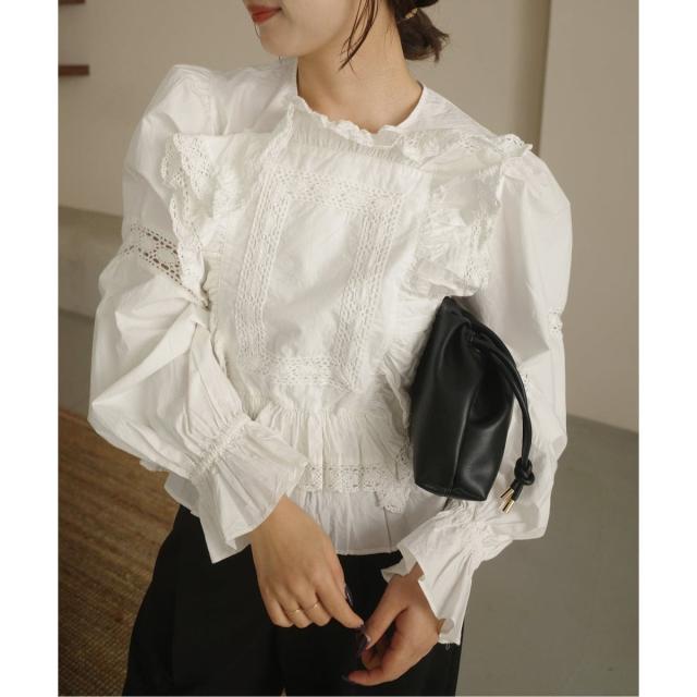 スローブ イエナ（SLOBE IENA）/crinkle crinkle crinkle pillow case blouse CC−4027