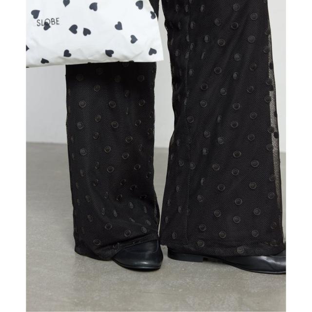 スローブ イエナ（SLOBE IENA）/【Jeu de Coeurs & Pois】ドットレースパンツ
