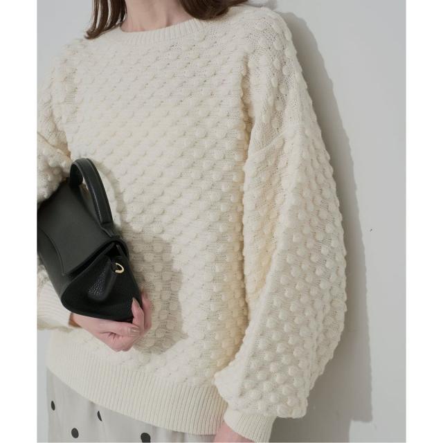 スローブ イエナ（SLOBE IENA）/【Jeu de Coeurs & Pois】ドットクルーネックプルオーバー