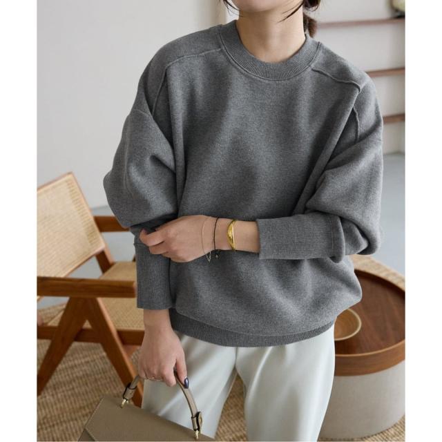 スローブ イエナ（SLOBE IENA）/《WEB限定/追加2》オーバーサイズ スウェットライクニット