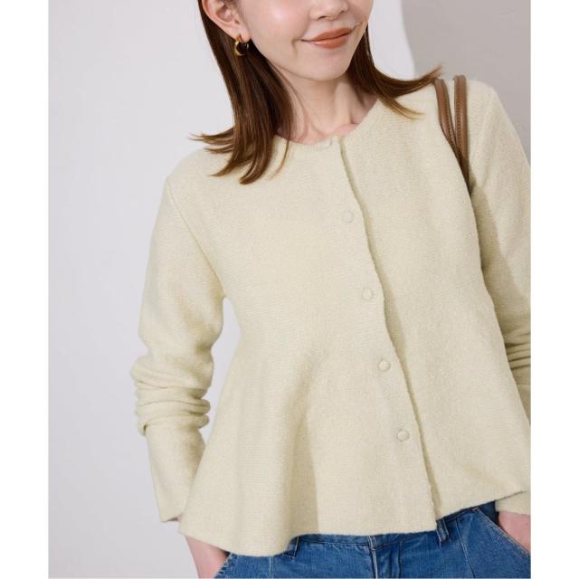 スローブ イエナ（SLOBE IENA）/ペプラムニットカーディガン