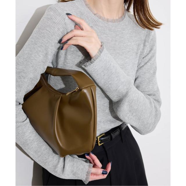 スローブ イエナ（SLOBE IENA）/《追加》シアーフリルリブニット