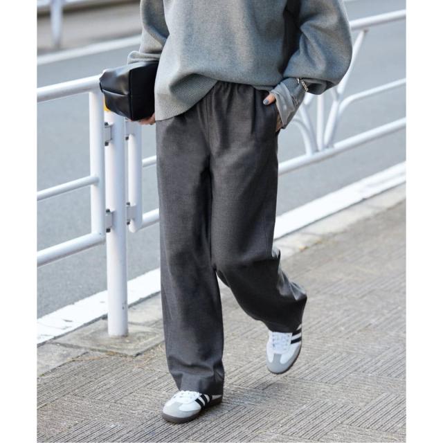 スローブ イエナ（SLOBE IENA）/《3サイズ展開/WEB限定/追加2予約》ウール混ドロストイージースラックス