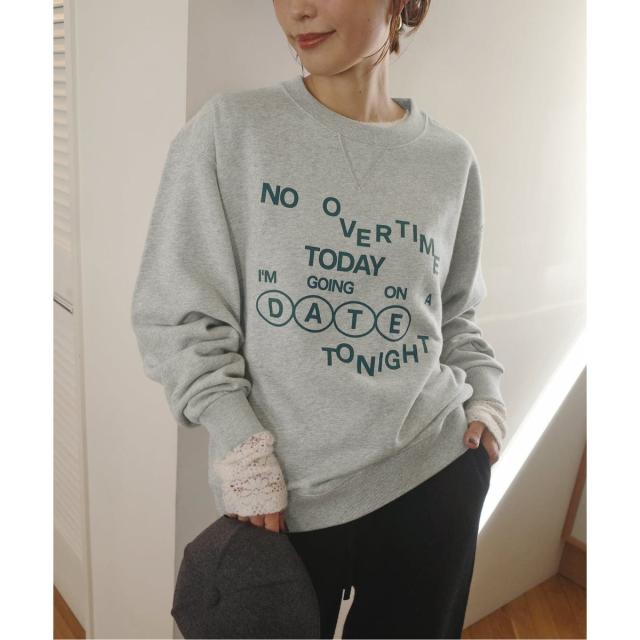 スローブ イエナ（SLOBE IENA）/RUSSELL×LOUNA ロゴスウェット