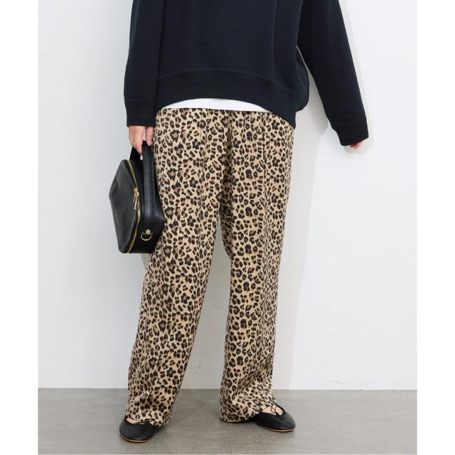スローブ イエナ（SLOBE IENA）/レオパードイージーパンツ