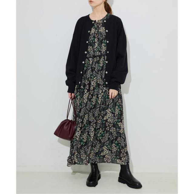 スローブ イエナ（SLOBE IENA）/《WEB限定/追加5予約》FLOWER PRINT ワンピース