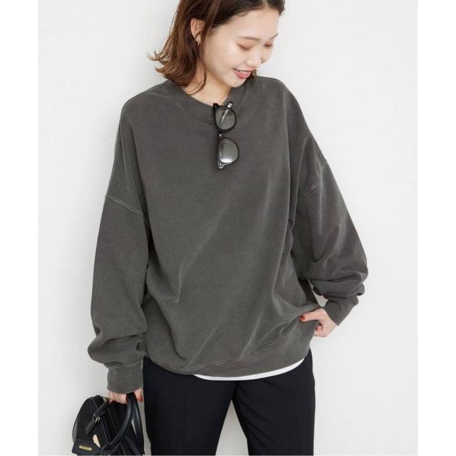 スローブ イエナ（SLOBE IENA）/《WEB限定/追加3予約》ビックシルエットピグメント裏毛プルオーバー