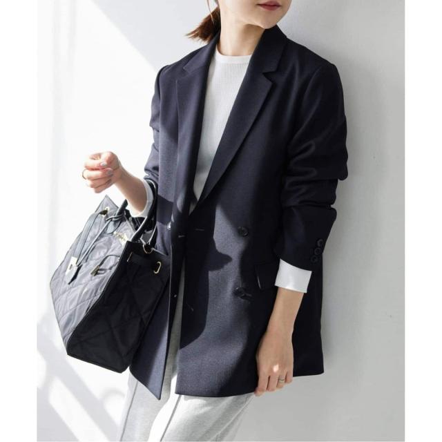 スローブ イエナ（SLOBE IENA）/《セットアップ対応可/追加2予約》ウォッシャブルツイルダブルジャケット