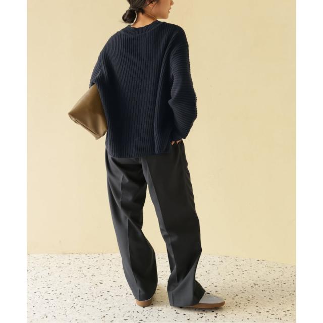 スローブ イエナ（SLOBE IENA）/《予約》バルキーコットンプルオーバー