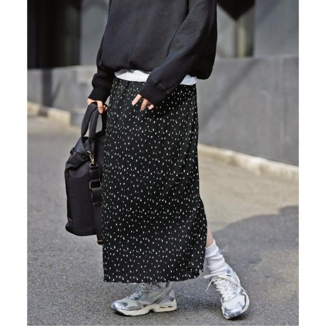 スローブ イエナ（SLOBE IENA）/《予約》flower pleats アイラインスカート