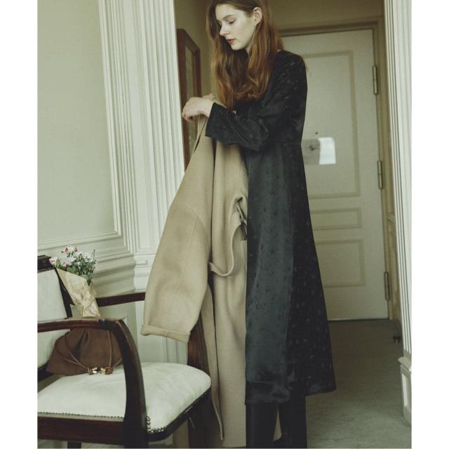 【NEW】スローブ イエナ（SLOBE IENA）/habi フラワージャガードドレス