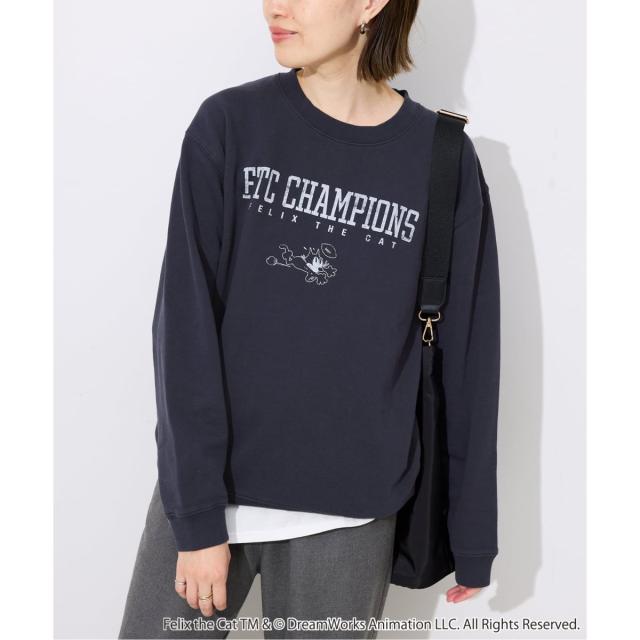 スローブ イエナ（SLOBE IENA）/BALMYDAY’S/バルミーデイズ SLOBE別注 FELIX ロゴスウェット