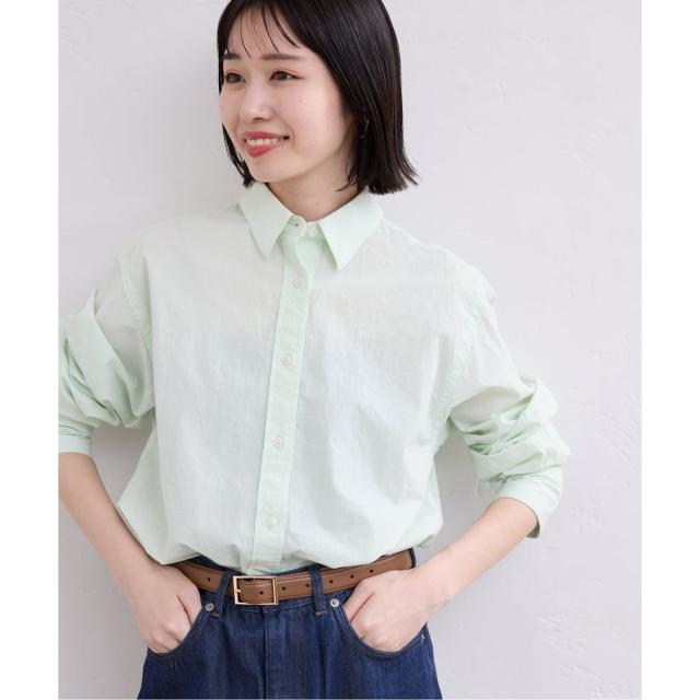 スローブ イエナ（SLOBE IENA）/《予約》Wash Cotton Color シャツ
