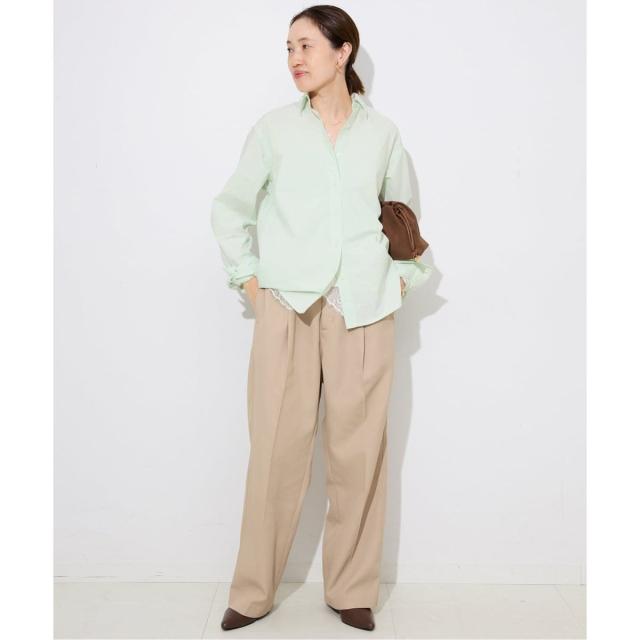 スローブ イエナ（SLOBE IENA）/《予約》Wash Cotton Color シャツ