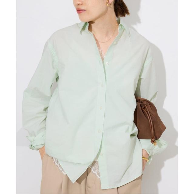 スローブ イエナ（SLOBE IENA）/《予約》Wash Cotton Color シャツ