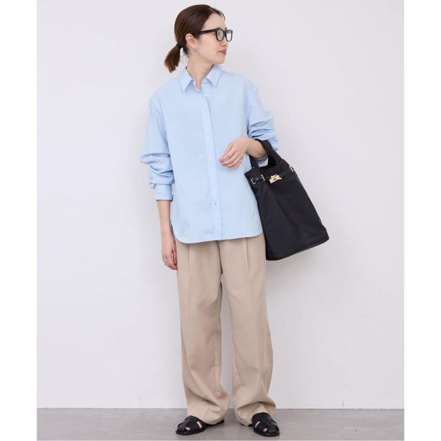 スローブ イエナ（SLOBE IENA）/《予約》Wash Cotton Color シャツ