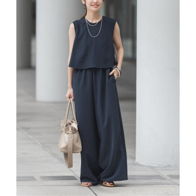 ノーブル（Noble）/《追加》ダブルクレープスリーブレスオールインワン3