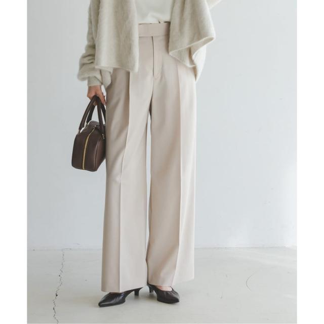 ノーブル（Noble）/《追加》【洗える】エステルツイルストレッチスラックスパンツ 8