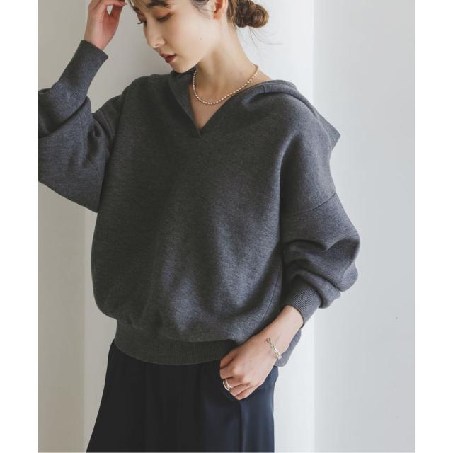 ノーブル（Noble）/《追加》接結タック編みフードプルオーバー