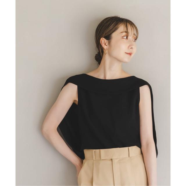 ノーブル（Noble）/《WEB限定追加》【洗える】バルーンケープブラウス