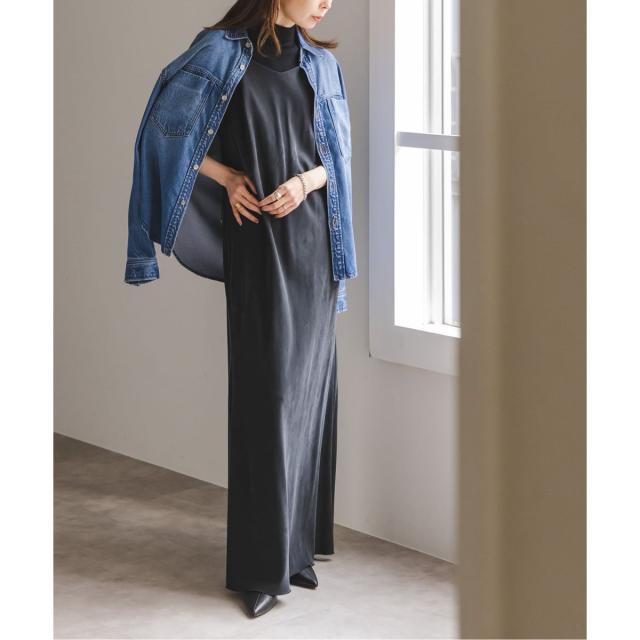 ノーブル（Noble）/《追加》ワイドVネックフィブリルキャミワンピース2