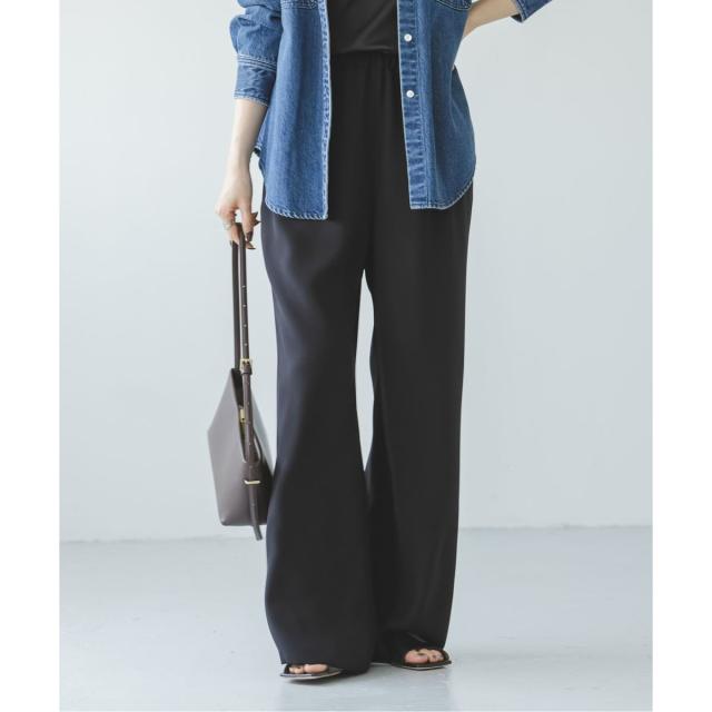 ノーブル（Noble）/《追加》【洗える】ライトジョーゼットドレープパンツ