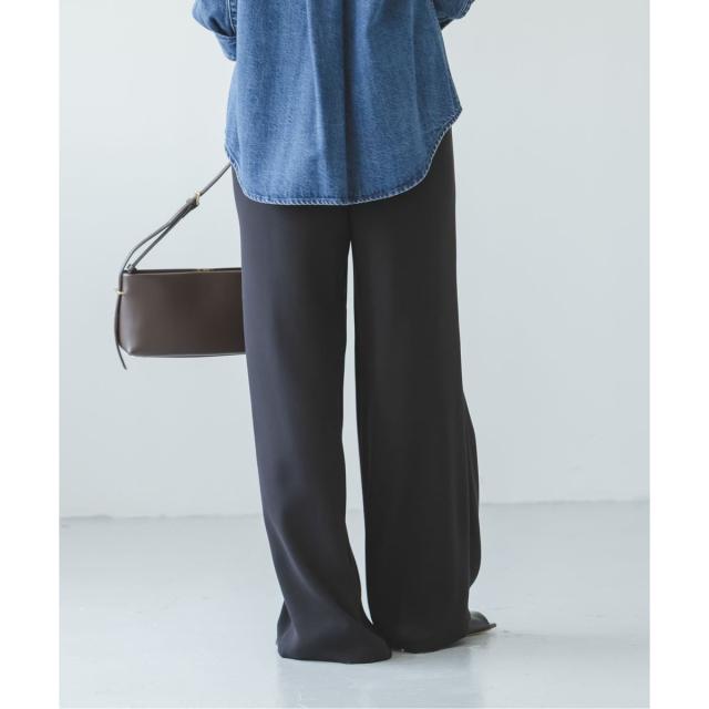 ノーブル（Noble）/《追加》【洗える】ライトジョーゼットドレープパンツ