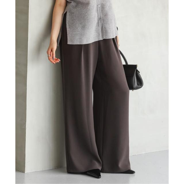 ノーブル（Noble）/《追加》【洗える】ライトジョーゼットドレープパンツ