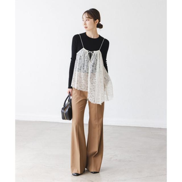 ノーブル（Noble）/《追加》リブクルーネックニット