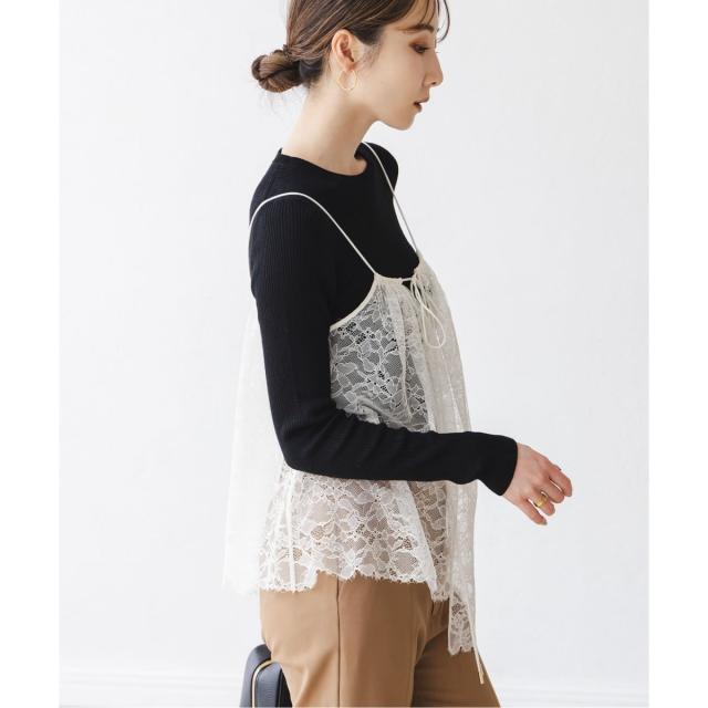 ノーブル（Noble）/《追加》リブクルーネックニット