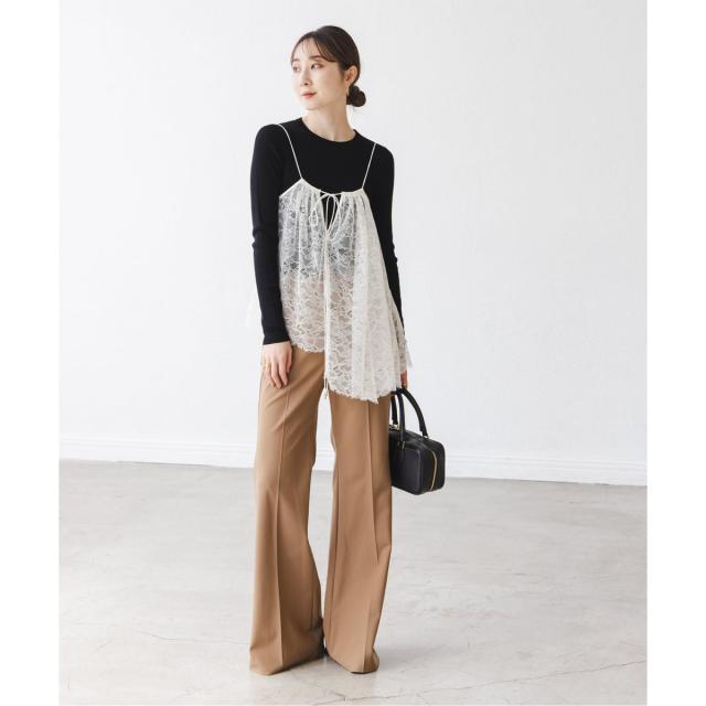 ノーブル（Noble）/《追加》リブクルーネックニット