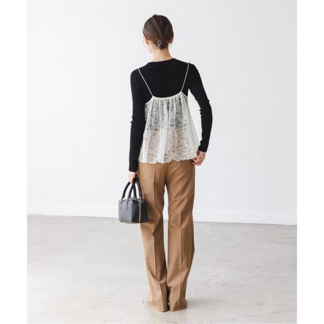 ノーブル（Noble）/《追加》リブクルーネックニット