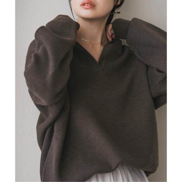 ノーブル（Noble）/《追加》接結タック編みフードプルオーバー