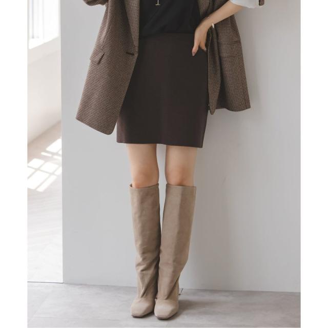 ノーブル（Noble）/《追加》接結タック編みミニスカート