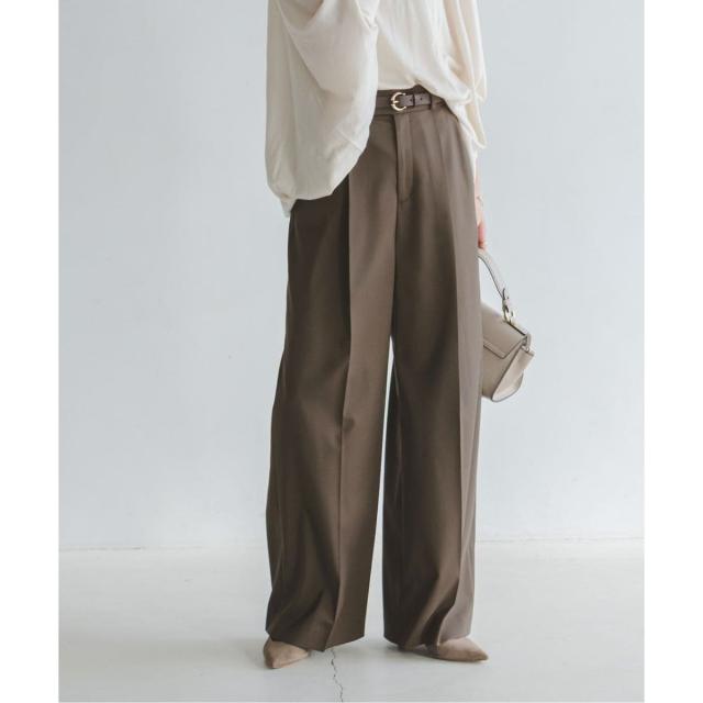 ノーブル（Noble）/《追加》エステルツイルストレッチスラックスパンツ