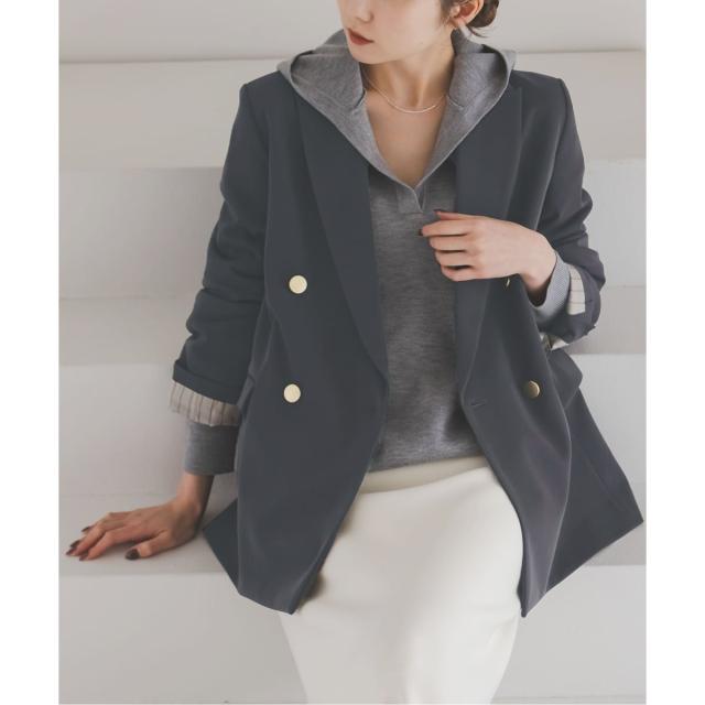 ノーブル（Noble）/《26SS先行予約》フローツイルピークドラペルジャケット