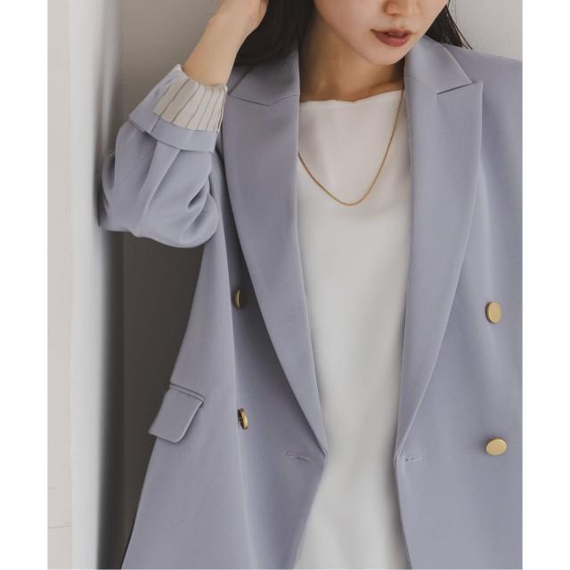 ノーブル（Noble）/《26SS先行予約》フローツイルピークドラペルジャケット