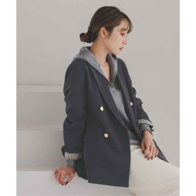 ノーブル（Noble）/《26SS先行予約》フローツイルピークドラペルジャケット