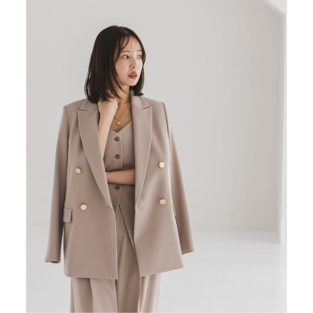 ノーブル（Noble）/《26SS先行予約》フローツイルピークドラペルジャケット