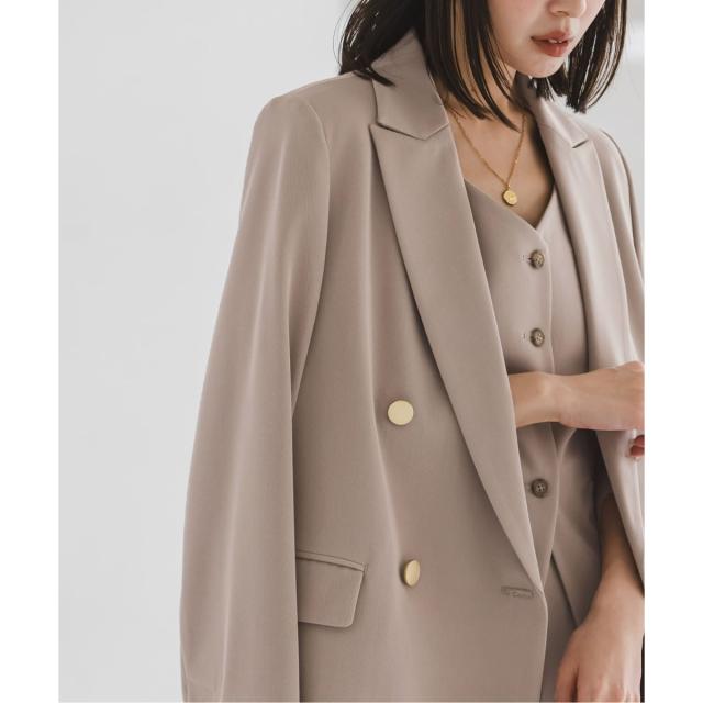 ノーブル（Noble）/《26SS先行予約》フローツイルピークドラペルジャケット