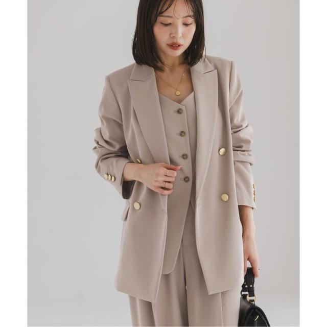 ノーブル（Noble）/《26SS先行予約》フローツイルピークドラペルジャケット