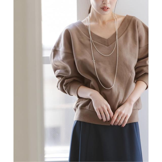 ノーブル（Noble）/《26SS先行予約》Vネックオーバースウェット