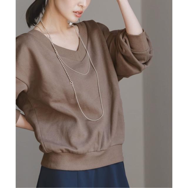 ノーブル（Noble）/《26SS先行予約》Vネックオーバースウェット